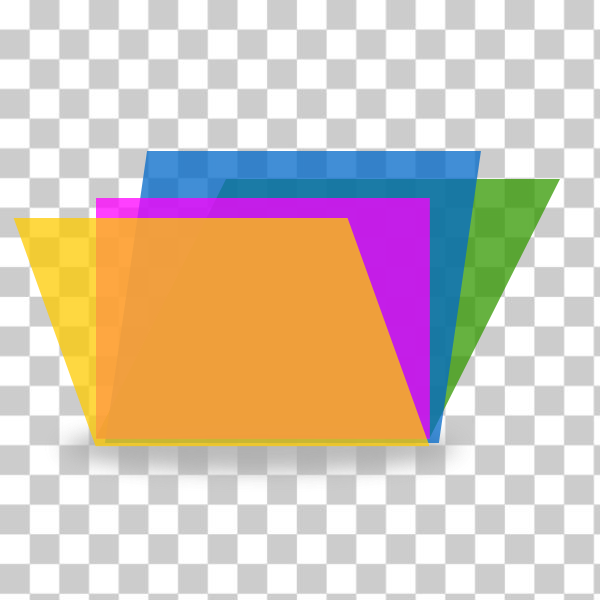 Free: SVG Vector image of colorful computer folder icon - nohat.cc