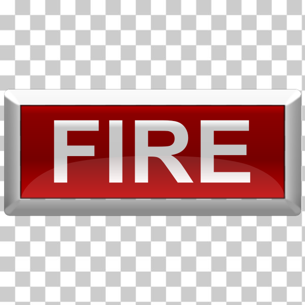 Free: SVG Vector image of fire alarm optical sign - nohat.cc