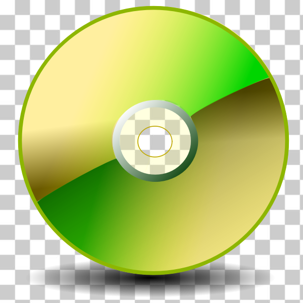 Free: SVG Vector image of green shiny CD ROM mount sign with shadow ...