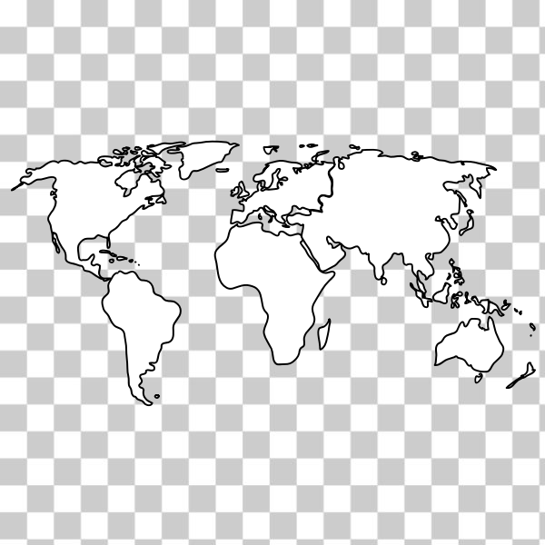 Free: SVG vector image of map of the world - nohat.cc