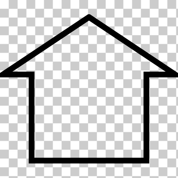 Free: SVG Vector image of monopoly house icon - nohat.cc