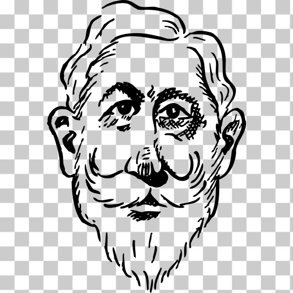 Free: SVG Vector image of older Kaiser Wilhelm - nohat.cc