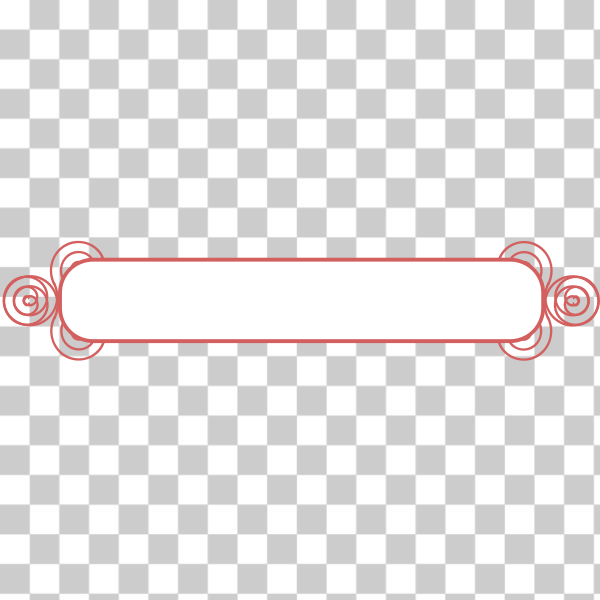 Free: SVG Vector image of red line art decorative border - nohat.cc