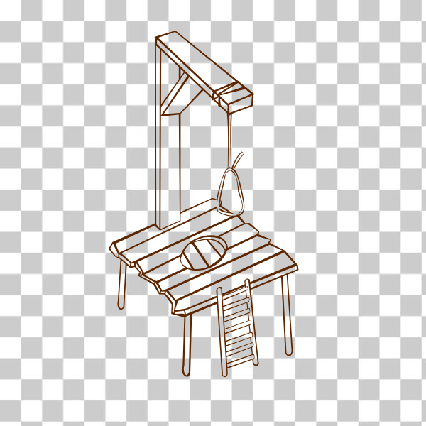 Free: SVG Vector image of role play game map icon for gallows - nohat.cc