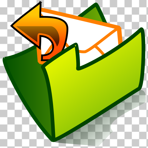 Free: SVG Vector image of sending mail folder icon - nohat.cc