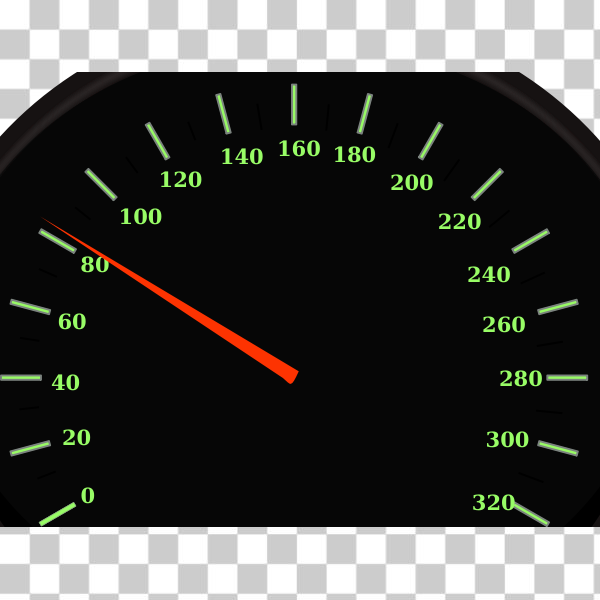 Free: SVG Vector image of square speedometer - nohat.cc