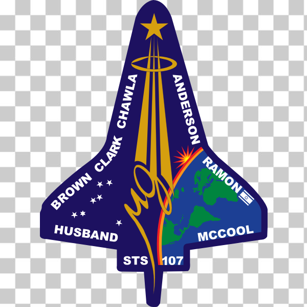 Free: SVG Vector image of STS-107 Flight insignia - nohat.cc
