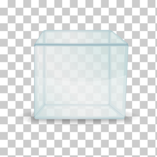 Free: SVG Vector image of transparent cube box - nohat.cc