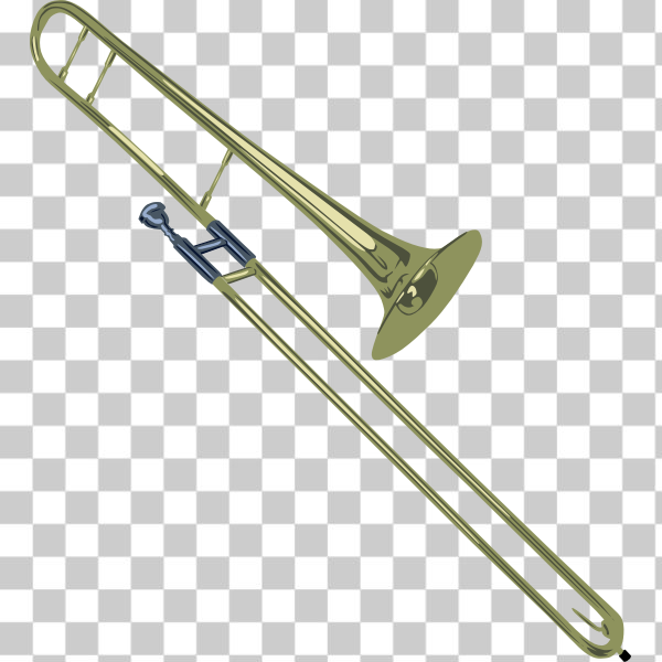 Free: SVG Vector image of trombone - nohat.cc