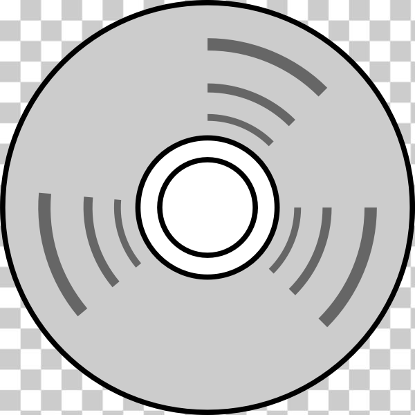 Free: SVG Vector line drawing of compact disc - nohat.cc