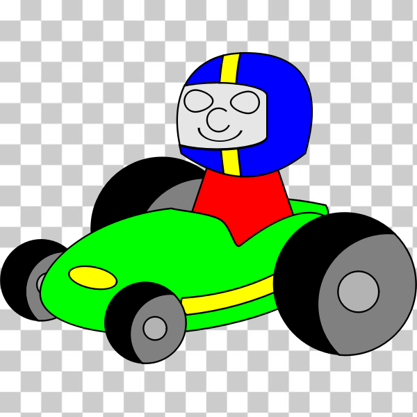 Free: SVG Vector lip art of man driving a formula - nohat.cc