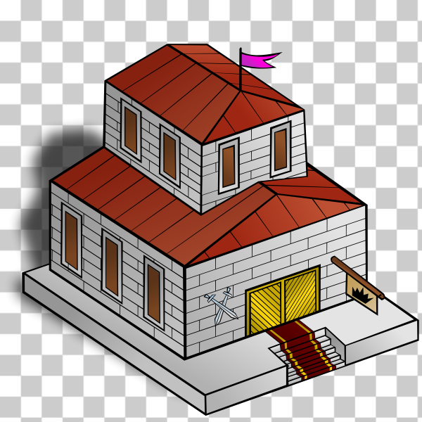 Free: SVG Vector map symbols of town hall - nohat.cc