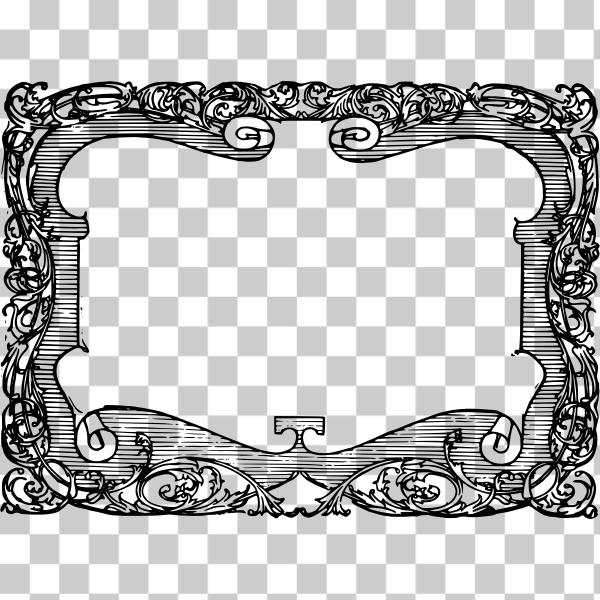 Free: SVG Vector of a thick border frame - nohat.cc