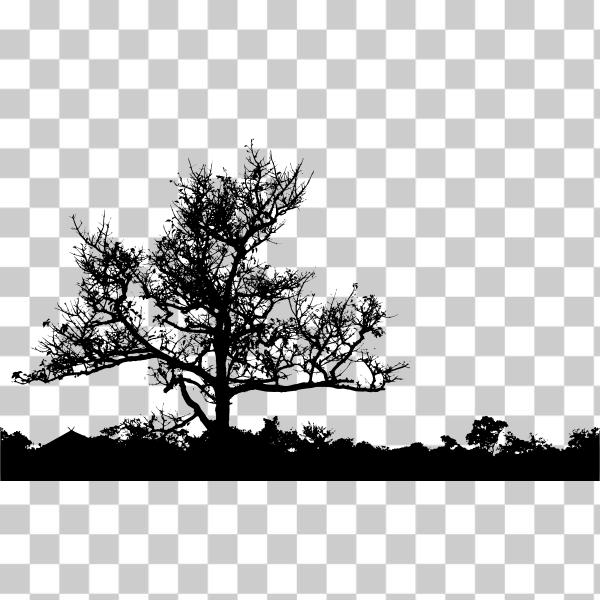 Free: SVG Vegetation sillhouette - nohat.cc