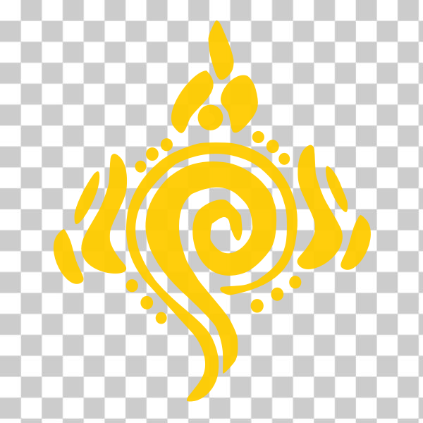 Free: SVG Vishnu Shankham Symbol - nohat.cc