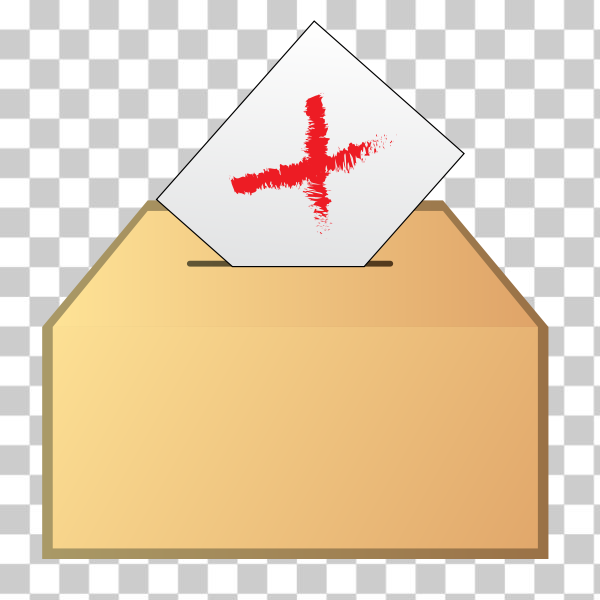Free: SVG Vote no icon vector drawing - nohat.cc