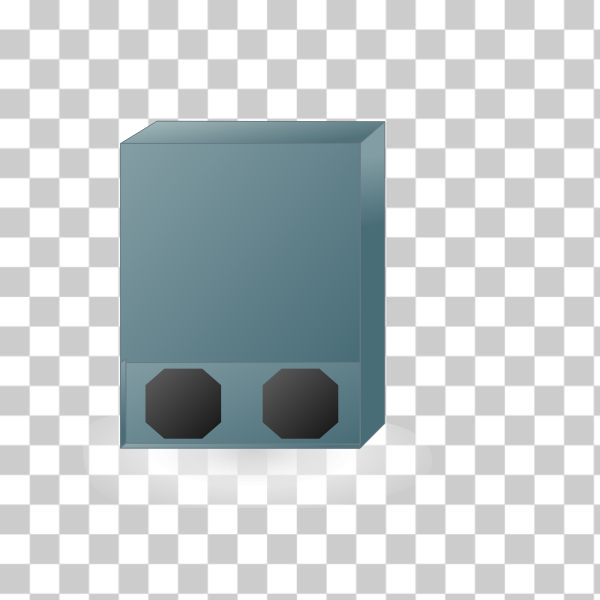 Free: SVG Wall mounted network rack vector clip art - nohat.cc