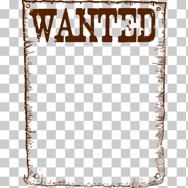 Free: SVG Wanted frame - nohat.cc