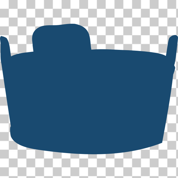 Free: SVG Wash tub silhouette vector image - nohat.cc