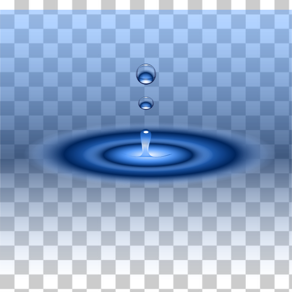 Free: SVG Water drop ripples vector image - nohat.cc