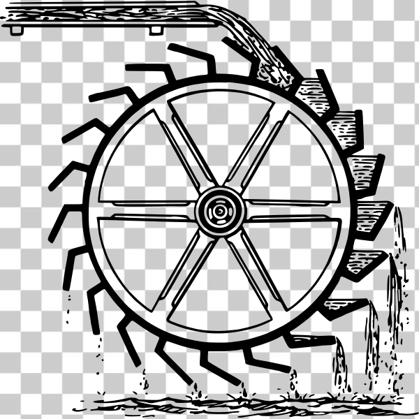 Free: SVG Water wheel - nohat.cc