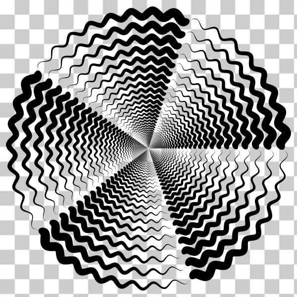 Free: SVG Wavy vortex silhouette - nohat.cc