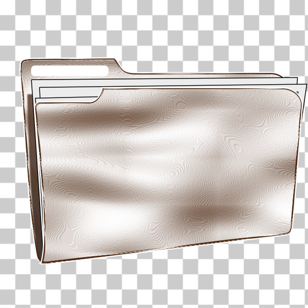 Free: SVG White vector drawing of plastic folder with papers - nohat.cc