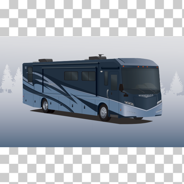 Free: SVG Winnebago bus vector drawing - nohat.cc