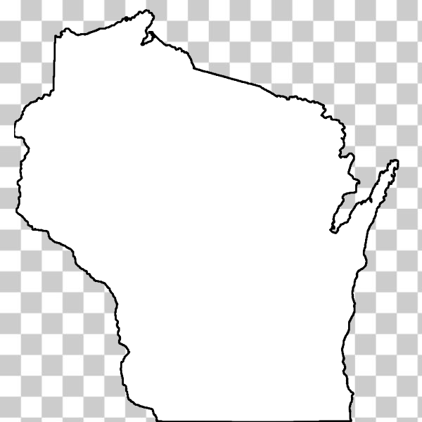 Free: SVG Wisconsin map - nohat.cc