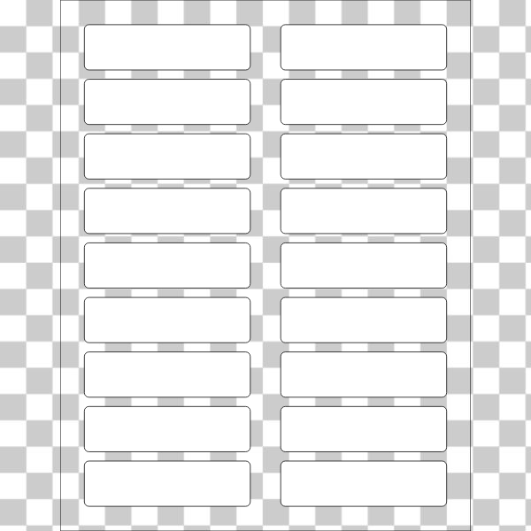 Free: SVG WL-157 address label template vector image - nohat.cc