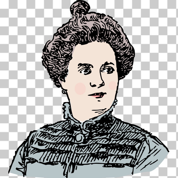 Free: SVG Woman from 1990s vector clip art - nohat.cc