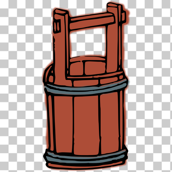 Free: SVG Wooden bucket - nohat.cc