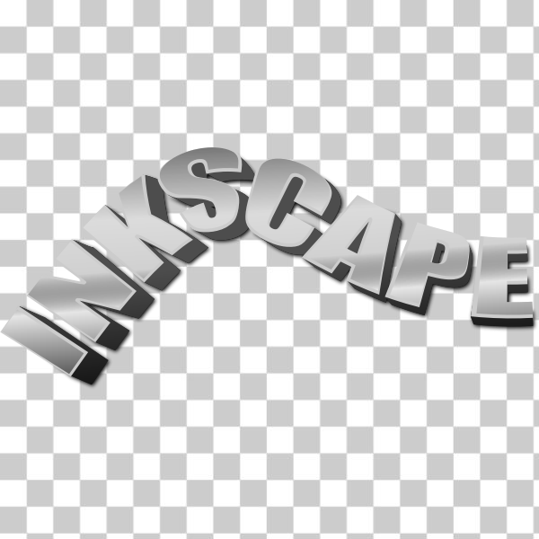 Free: SVG word Inkscape grey and curved - nohat.cc