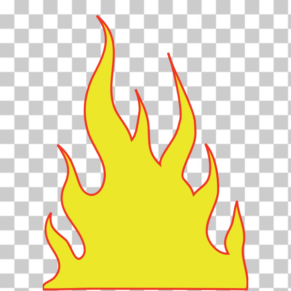 Free: SVG Yellow flames - nohat.cc