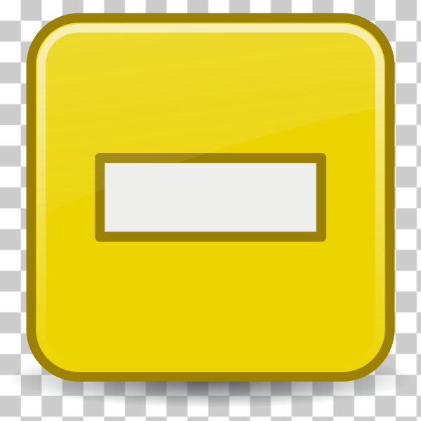 Free: SVG Yellow graphics of computer button - minus - nohat.cc