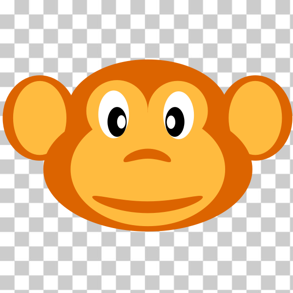 Free: SVG Yellow monkey - nohat.cc