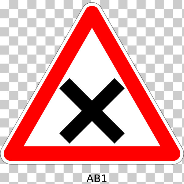 Free: SVG You do not have priority traffic warning sign vector image ...