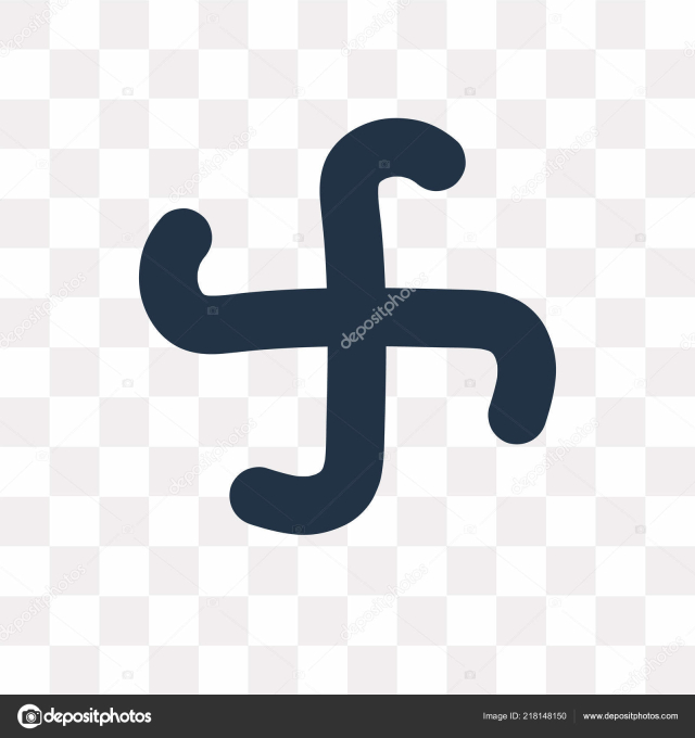 Free: Swastika Vector Icon Isolated Transparent Background Swastika ...