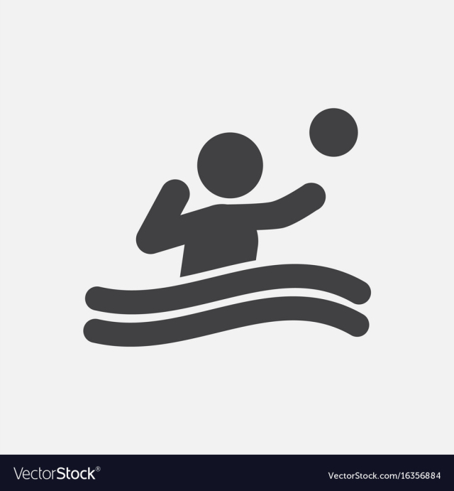 Free: Swimming water polo players water polo match vector image - nohat.cc
