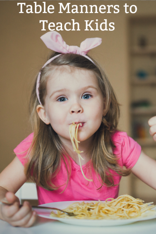 Free: Table Manners for Kids! And a Meal Time Rules Printable - Super ...