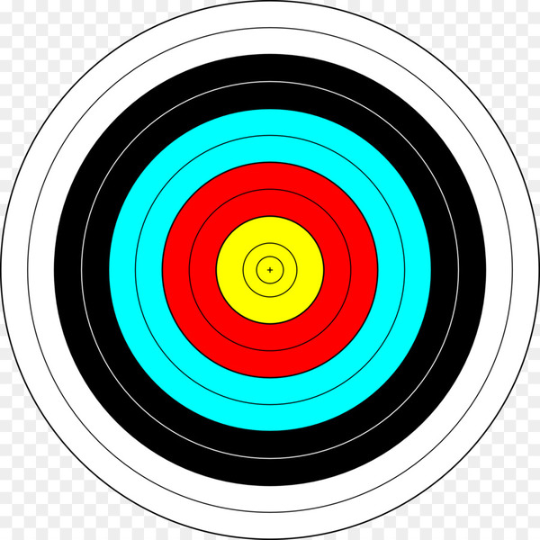 Free: Target archery Shooting target Bullseye Clip art - Colorful color ...
