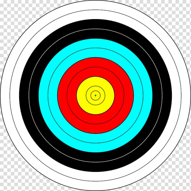 Free: Target archery Shooting target Bullseye , Colorful color circular ...