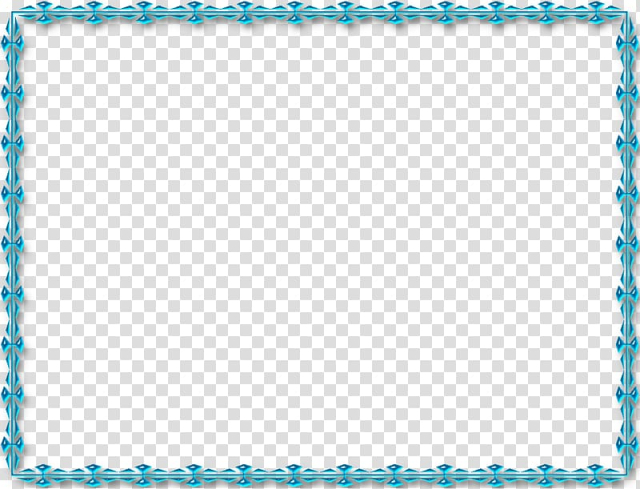 Free: Teal floral frame, Blue , Pretty blue frame transparent ...