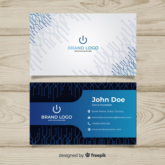 Free: Tech business card - nohat.cc