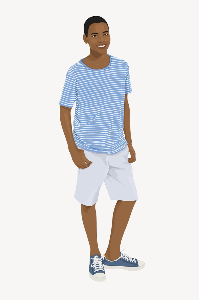 Free: Teenage boy character, full body | Free PSD - rawpixel - nohat.cc