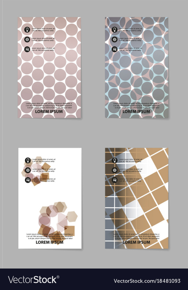 Free: Template design layout brochure geometric vector image - nohat.cc