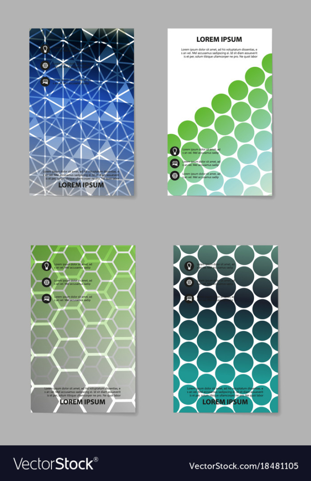 Free: Template design layout brochure geometric vector image - nohat.cc