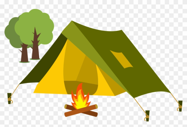 Free: Tent Cartoon Camping Clip Art - Cartooncamping Tents - nohat.cc