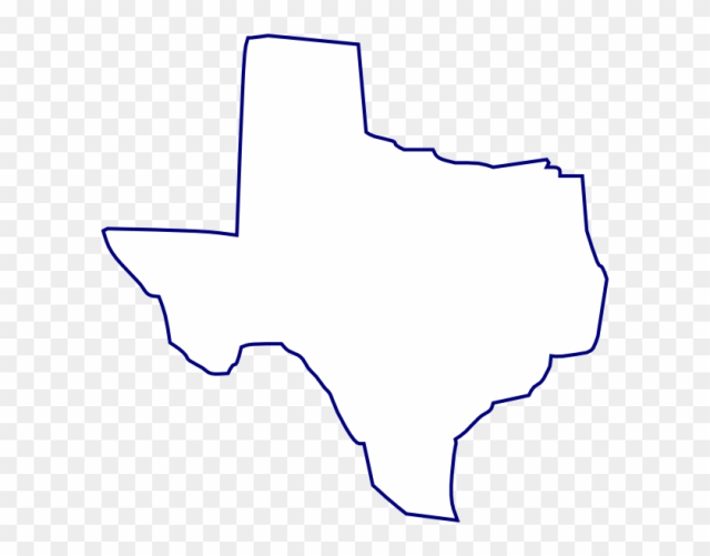 Free: Texas State Outline Clip Art - Map Of Texas Counties - nohat.cc