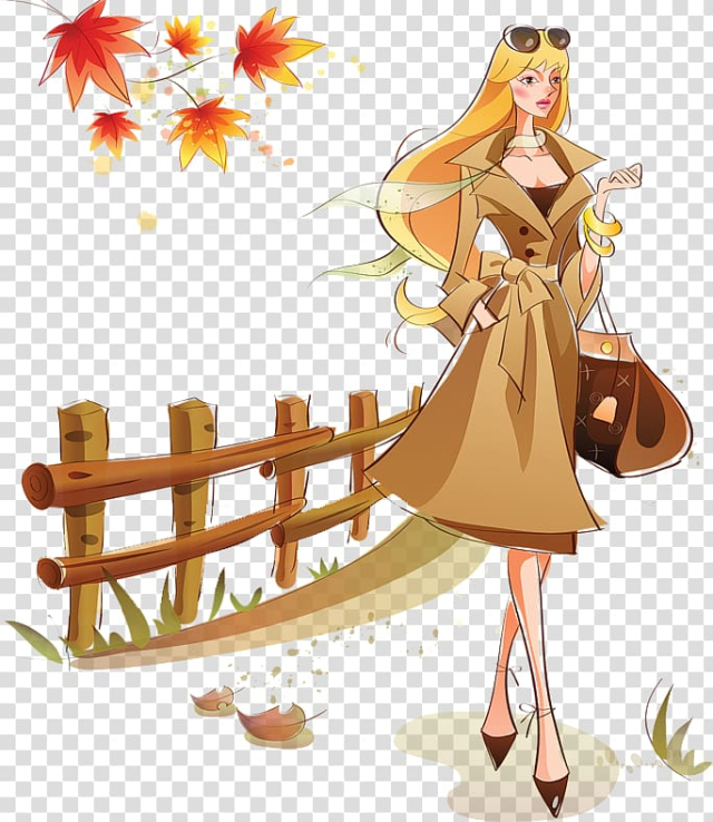 Free: Text, autumn girl transparent background PNG clipart - nohat.cc